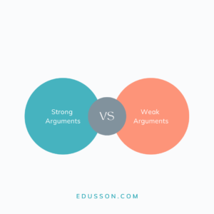 How to Distinguish a Strong Argument from Weak | Edusson Blog