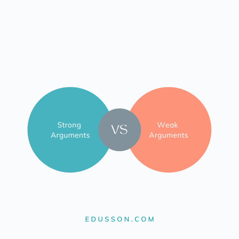 How to Distinguish a Strong Argument from Weak | Edusson Blog